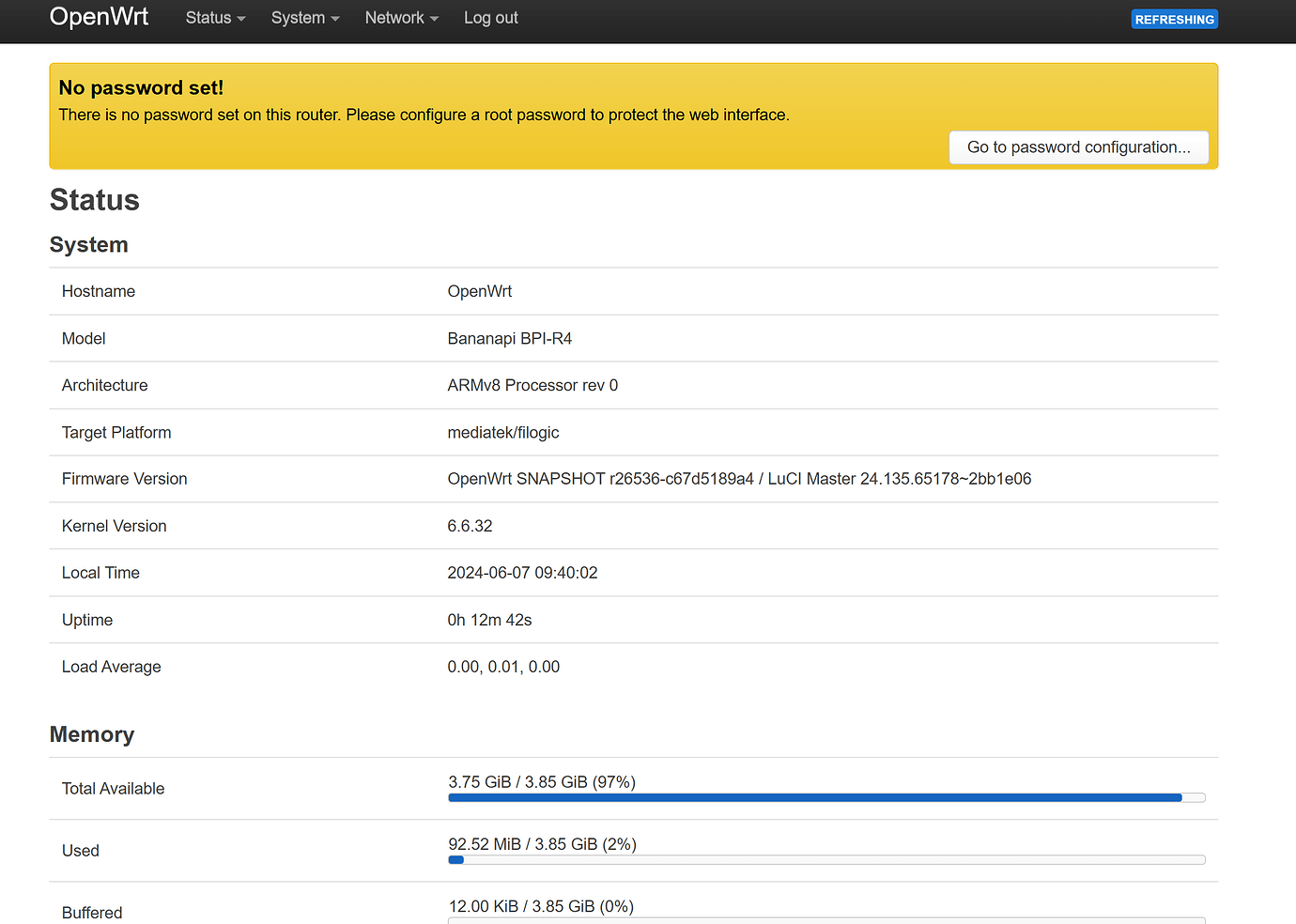 Banana BPI-R4 Install OpenWrt - BPI-R4/BPI-R4 Pro(MT7988) - banana pi ...