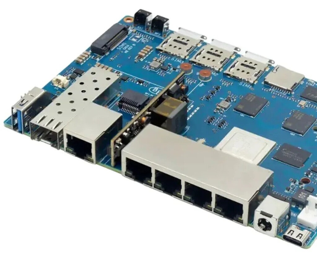 Bpi R4 Different Board Layout On Aliexpress Bpi R4mt7988 Banana Pi Single Board Computer