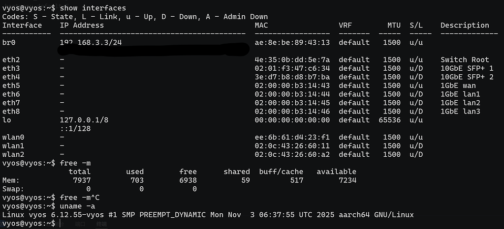 Successfully running VyOS on BPI-R4 - BPI-R4/BPI-R4 Pro(MT7988 ...